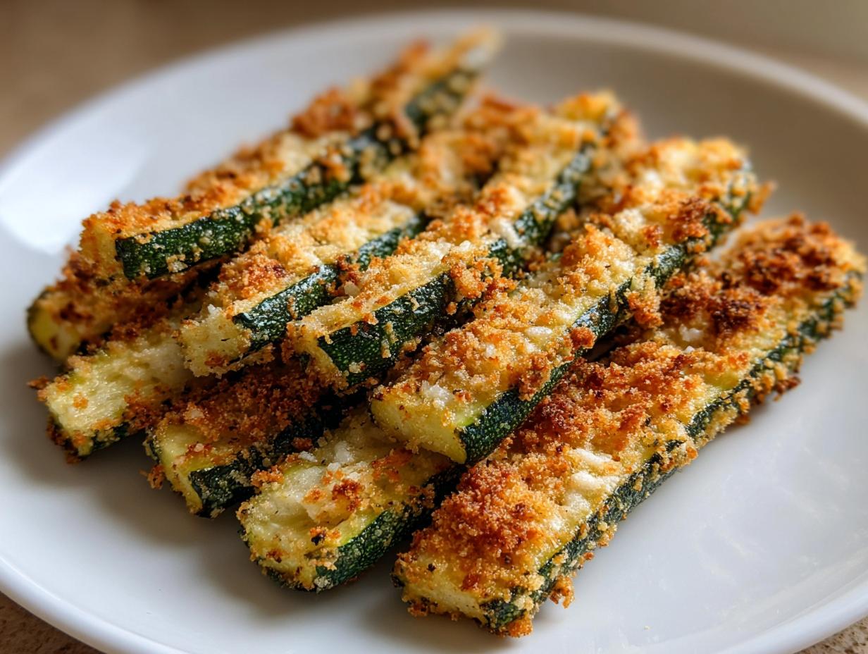 Crispy Baked Parmesan Zucchini Recipe You'll Crave Daily