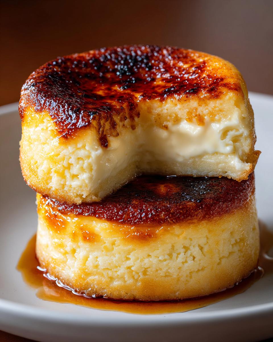 Amazing mini creme brulee cheesecakes