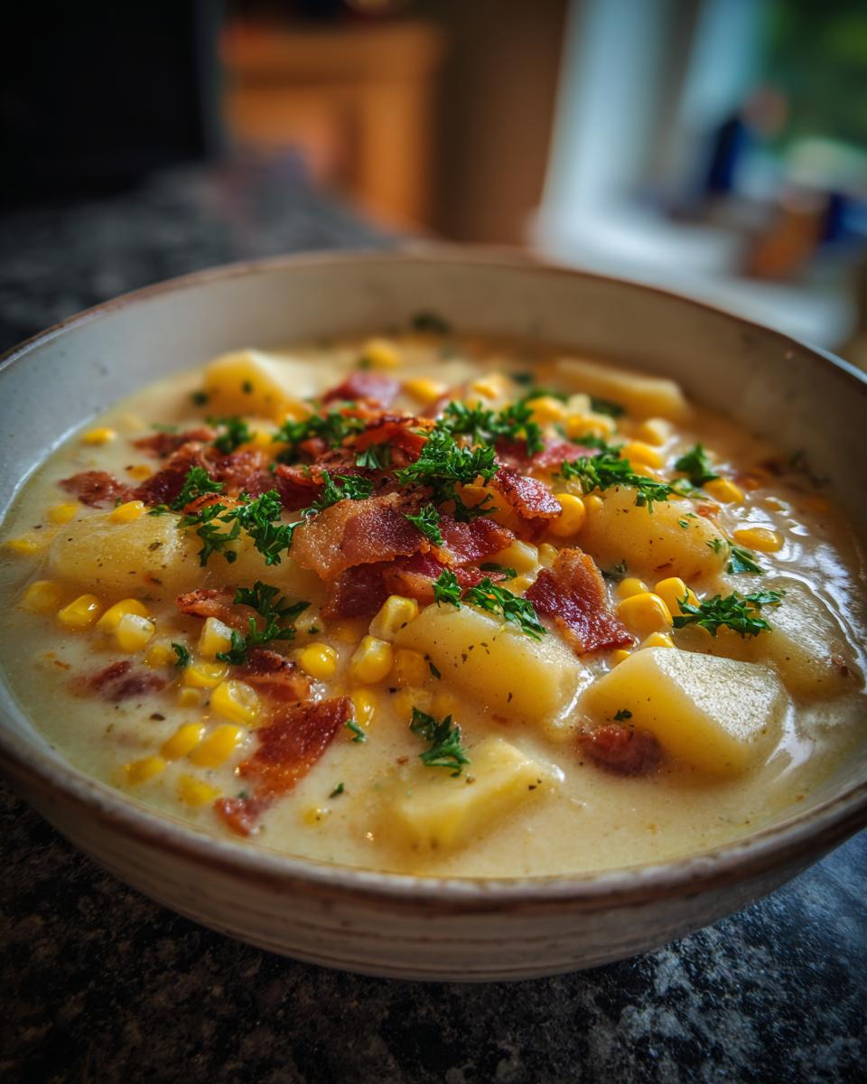 Hearty Sweet Corn Chowder: 1 Amazing Pot
